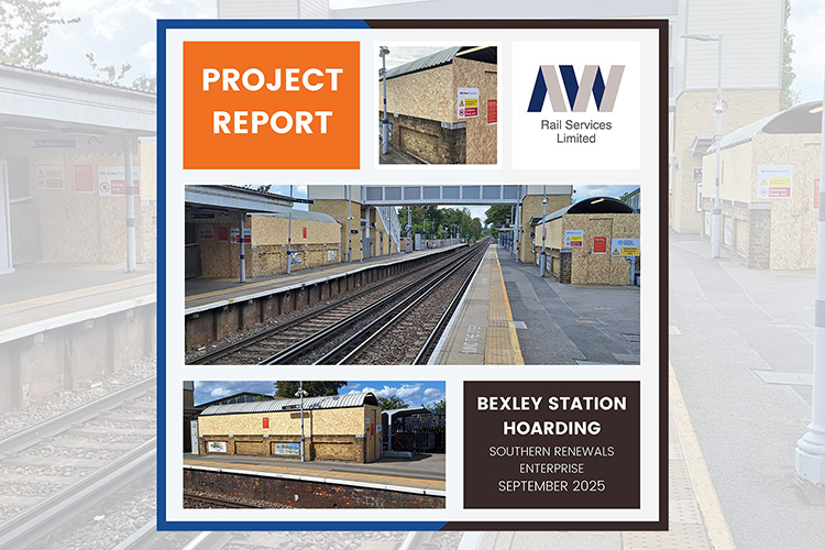 BEXLEY STATION HOARDING - AW RAIL SERVICES